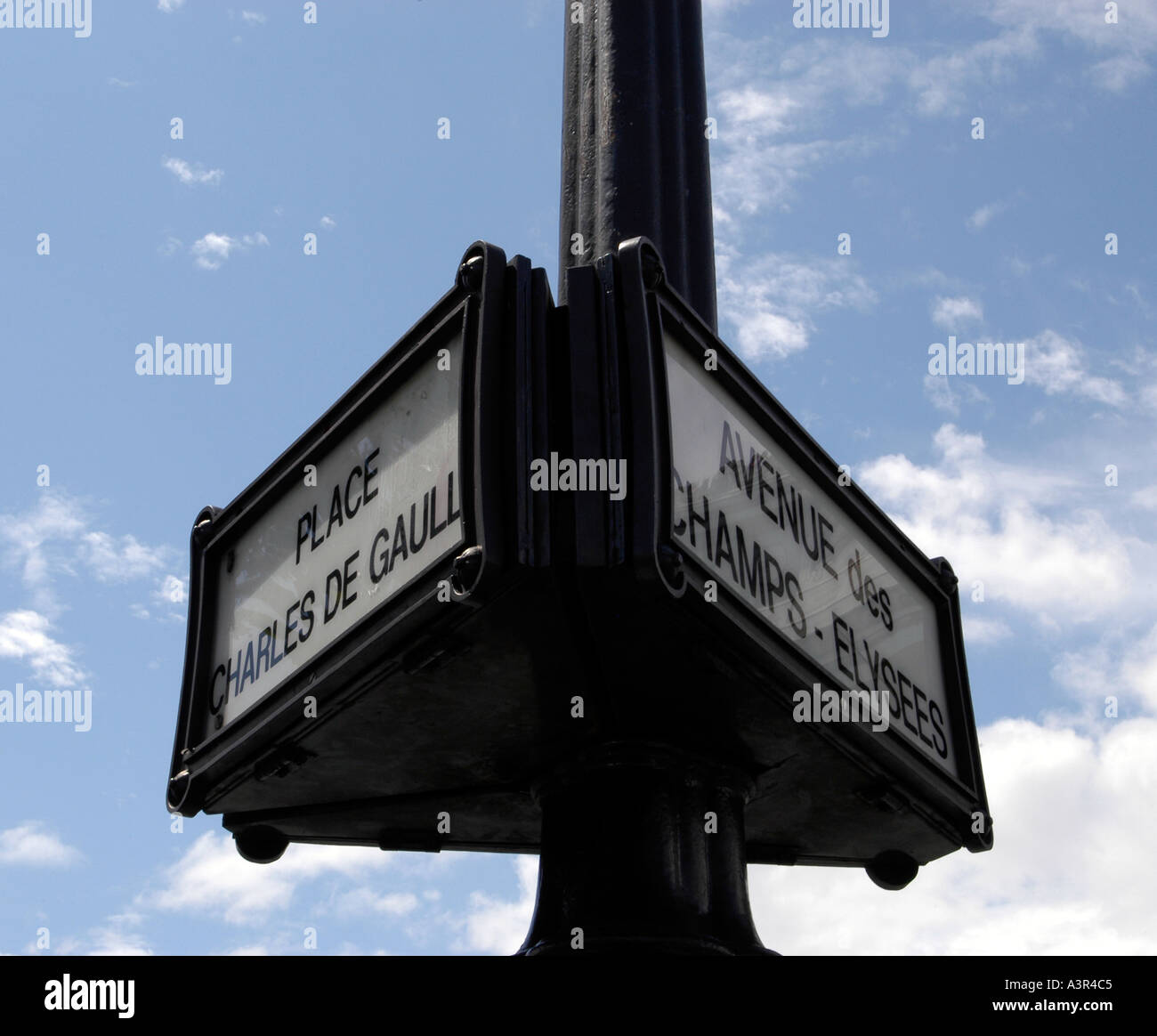 Signage Paris France Stock Photo - Alamy