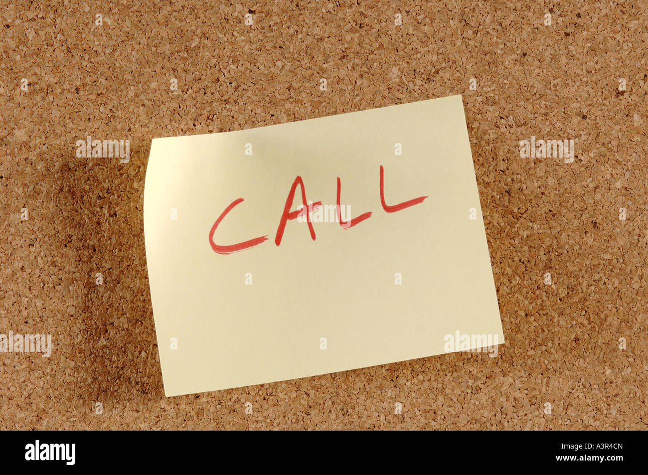 note memo with call me writing Stock Photo - Alamy
