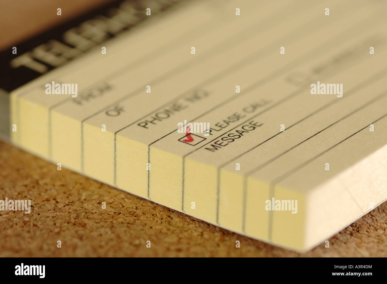 telephone message call please Stock Photo - Alamy