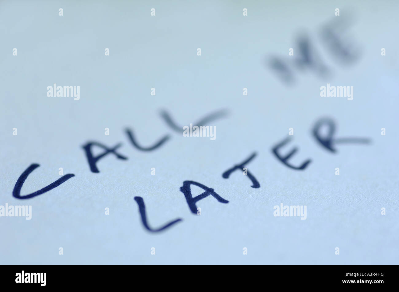call me later message Stock Photo - Alamy