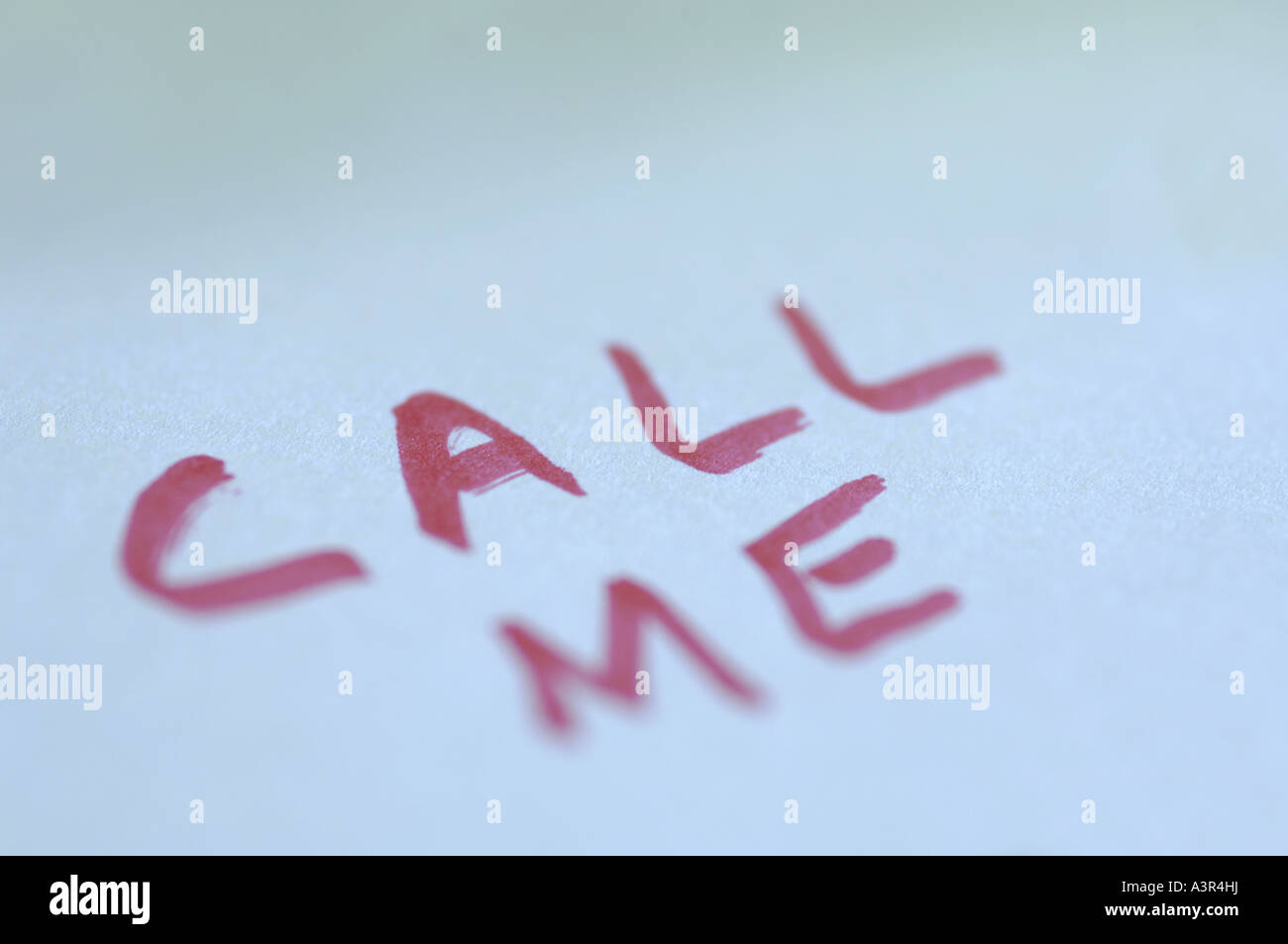 call me message Stock Photo - Alamy