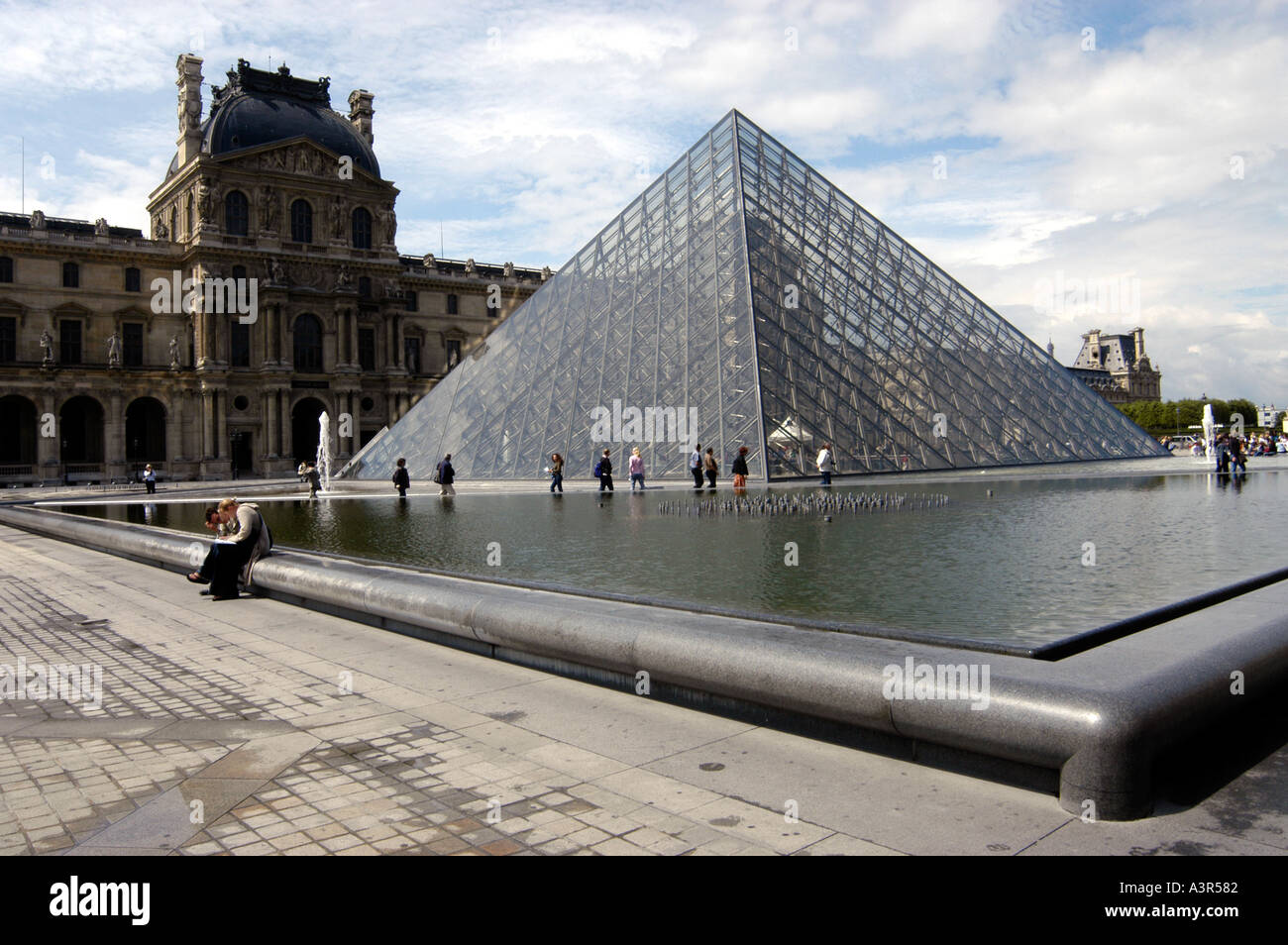 The Louvre Paris France Stock Photo - Alamy