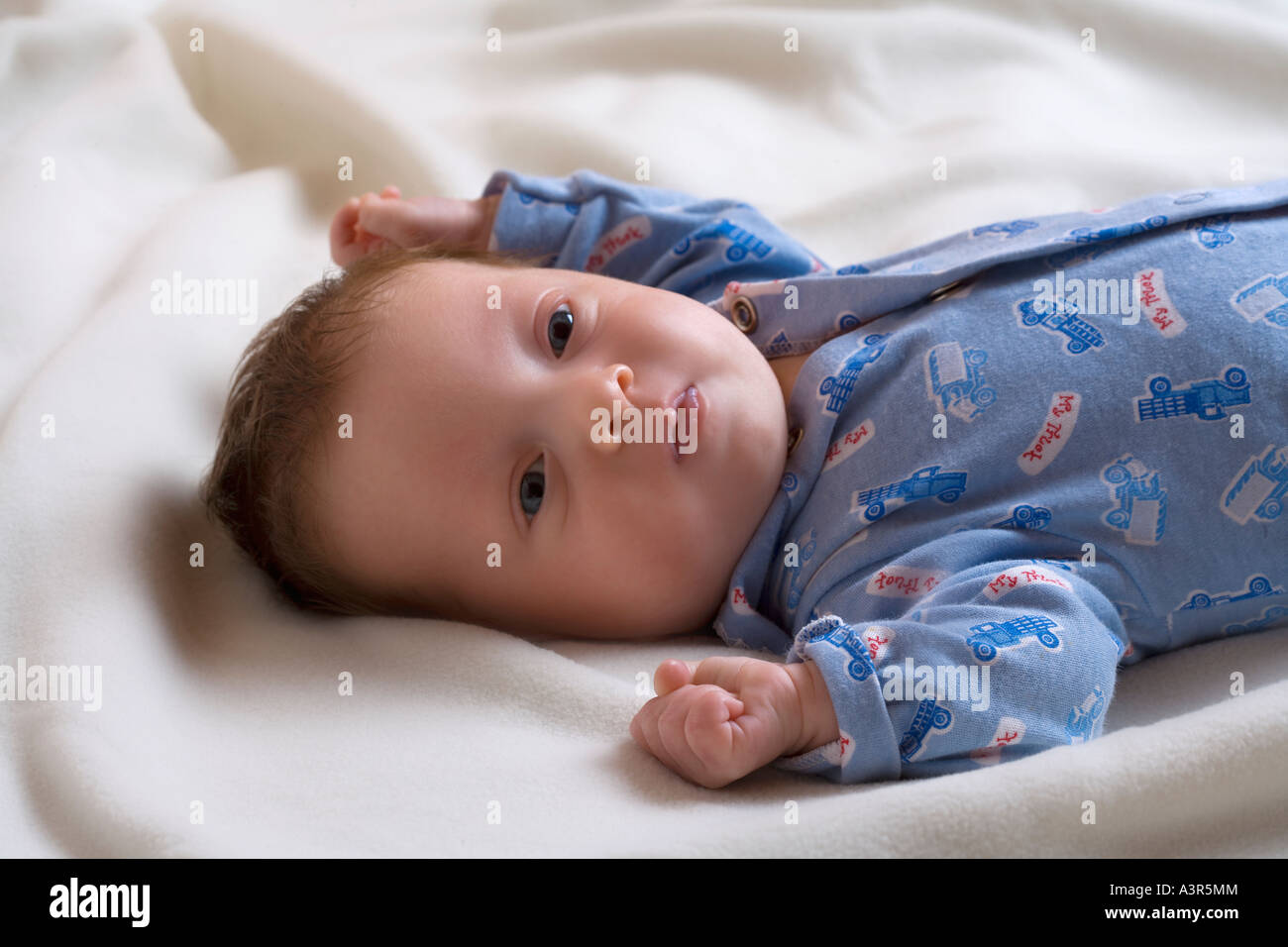 BABY BOY AGE 2 MONTHS Stock Photo - Alamy