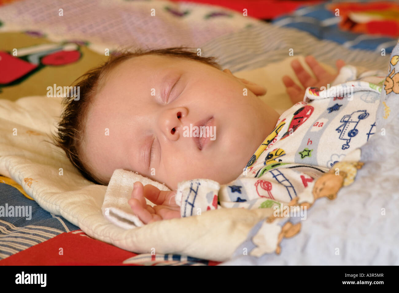 BABY BOY SLEEPING Stock Photo - Alamy