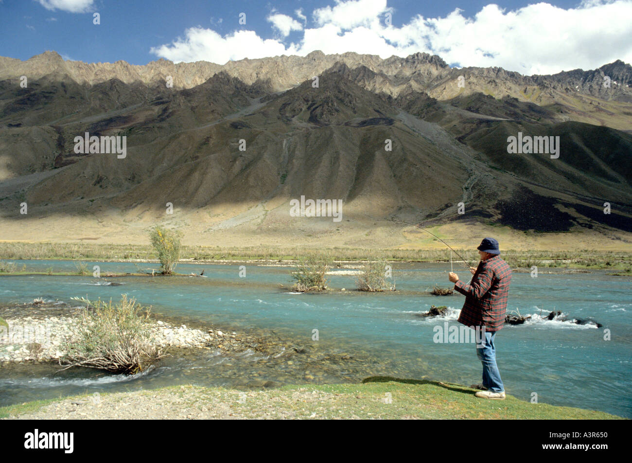 Fishing the Shandur Lake at the top of the remote Shandur Pass between ...