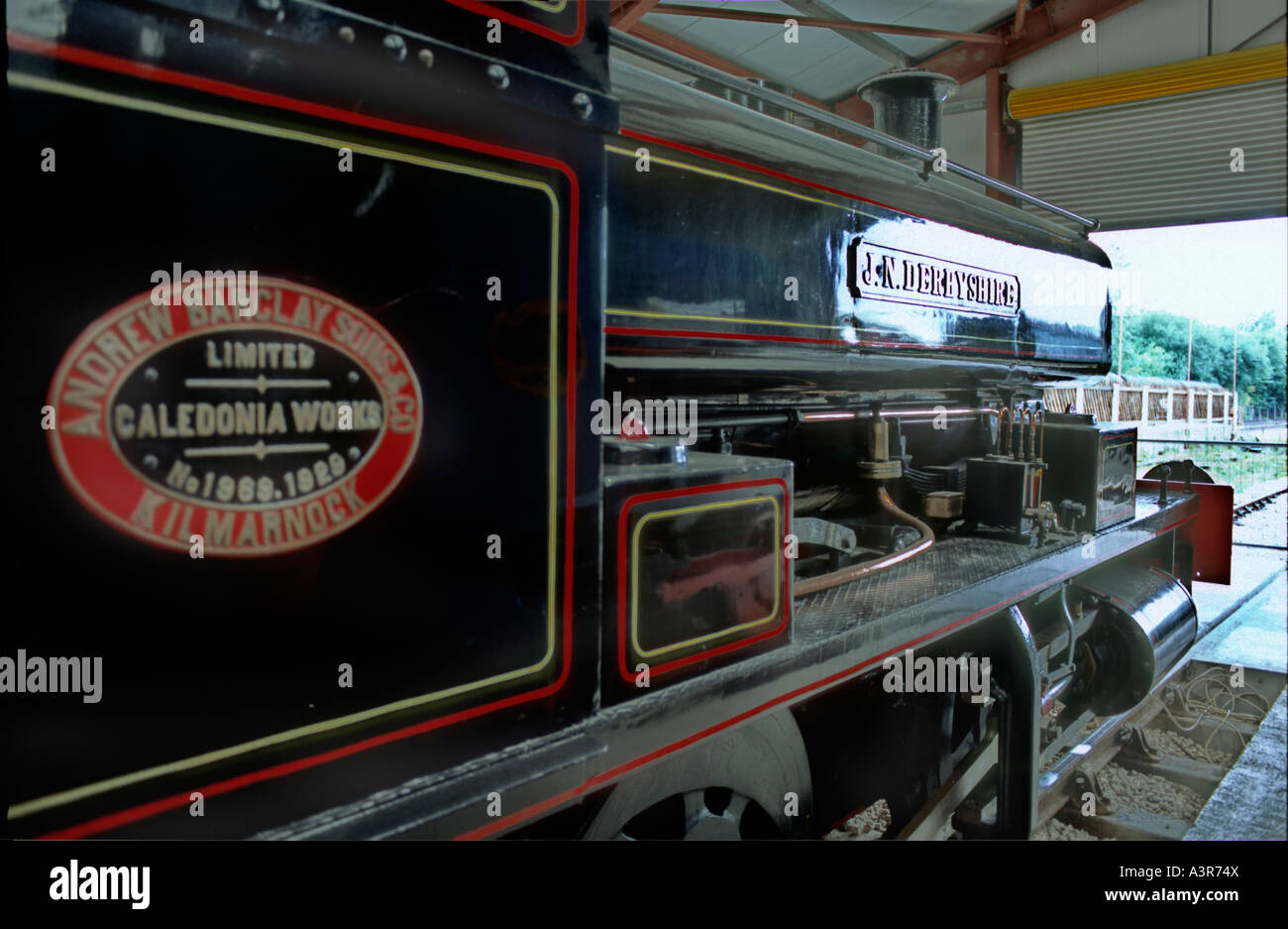 Badge emblem Old steam train Ribble valley steam railway Museum Stock ...