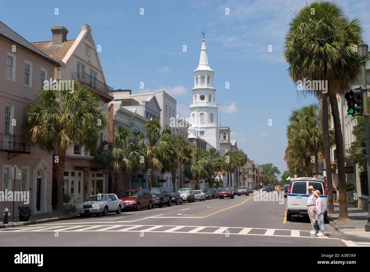 Broad Street Charleston South Carolina Stock Photo - Alamy