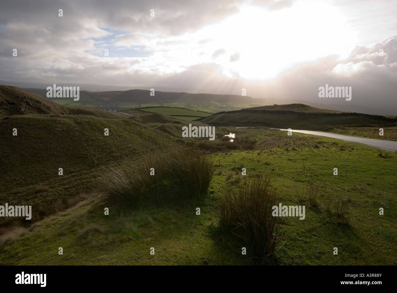 Landscape view Sabden Lancashire Stock Photo - Alamy