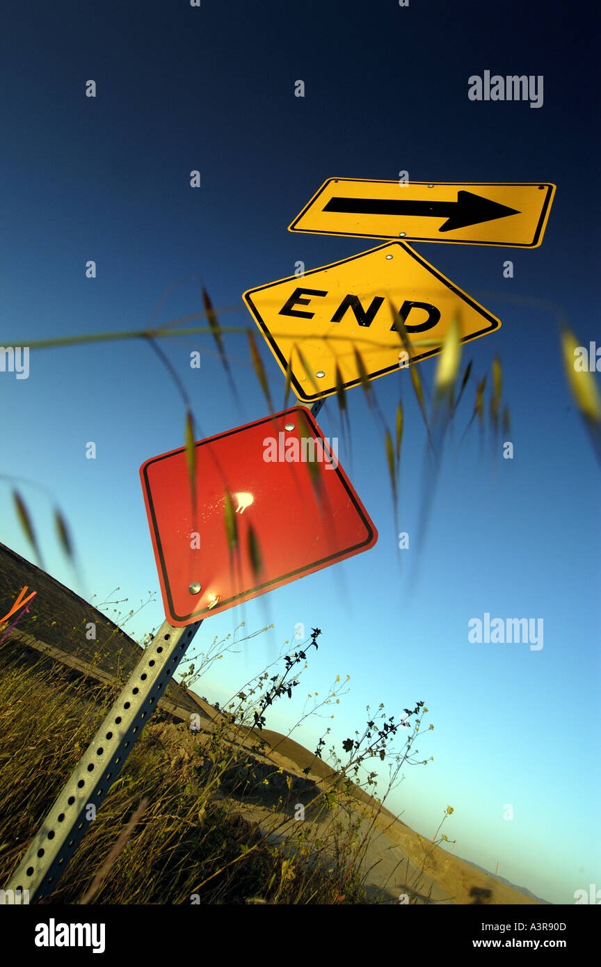Deviation traffic signs hi-res stock photography and images - Alamy