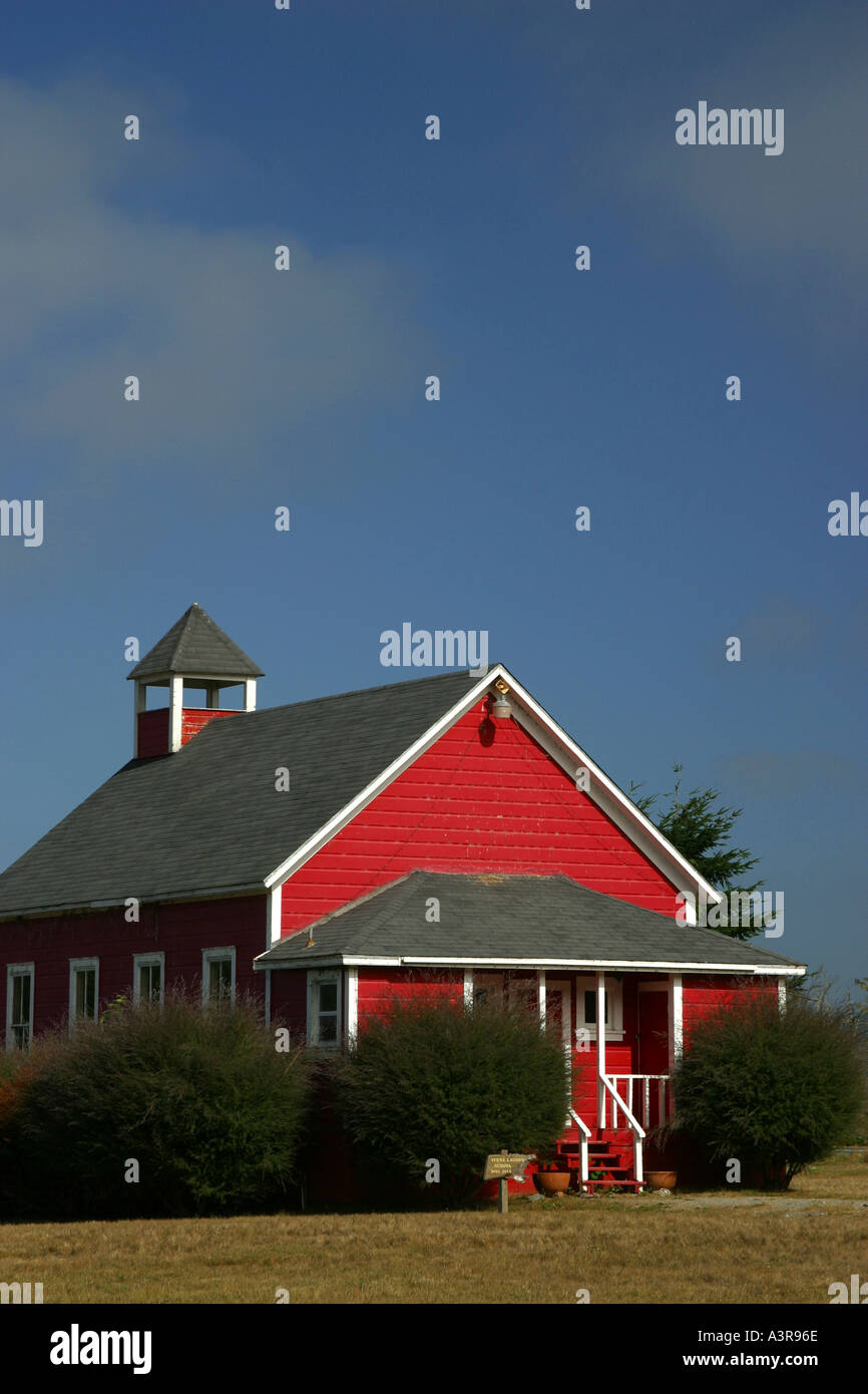 Stone Lagoon Schoolhouse in Orick California Stock Photo - Alamy