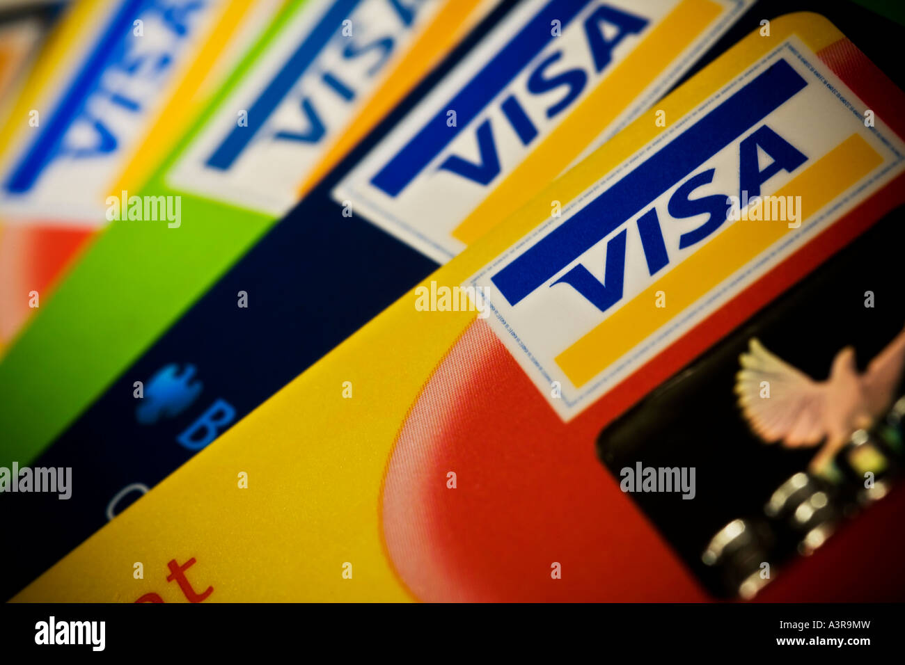 Visa credit cards Stock Photo - Alamy