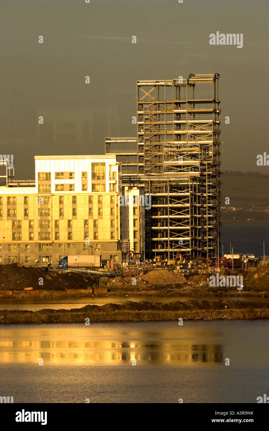 Development under Construction, Leith, Edinburgh Stock Photo - Alamy