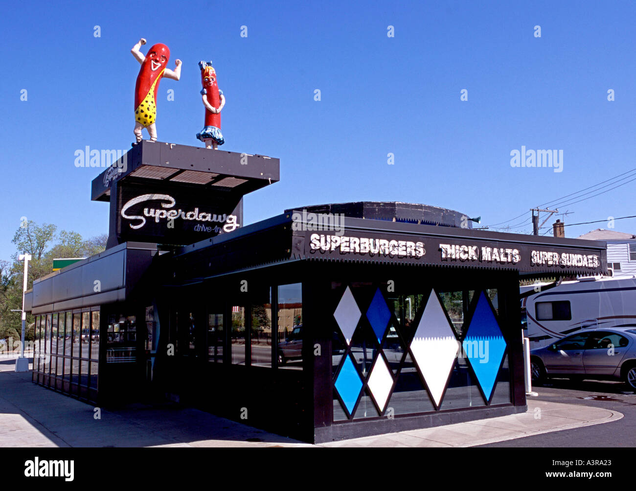 The Superdawg drive in restaurant in Chicago Illinois USA May 2004 ...