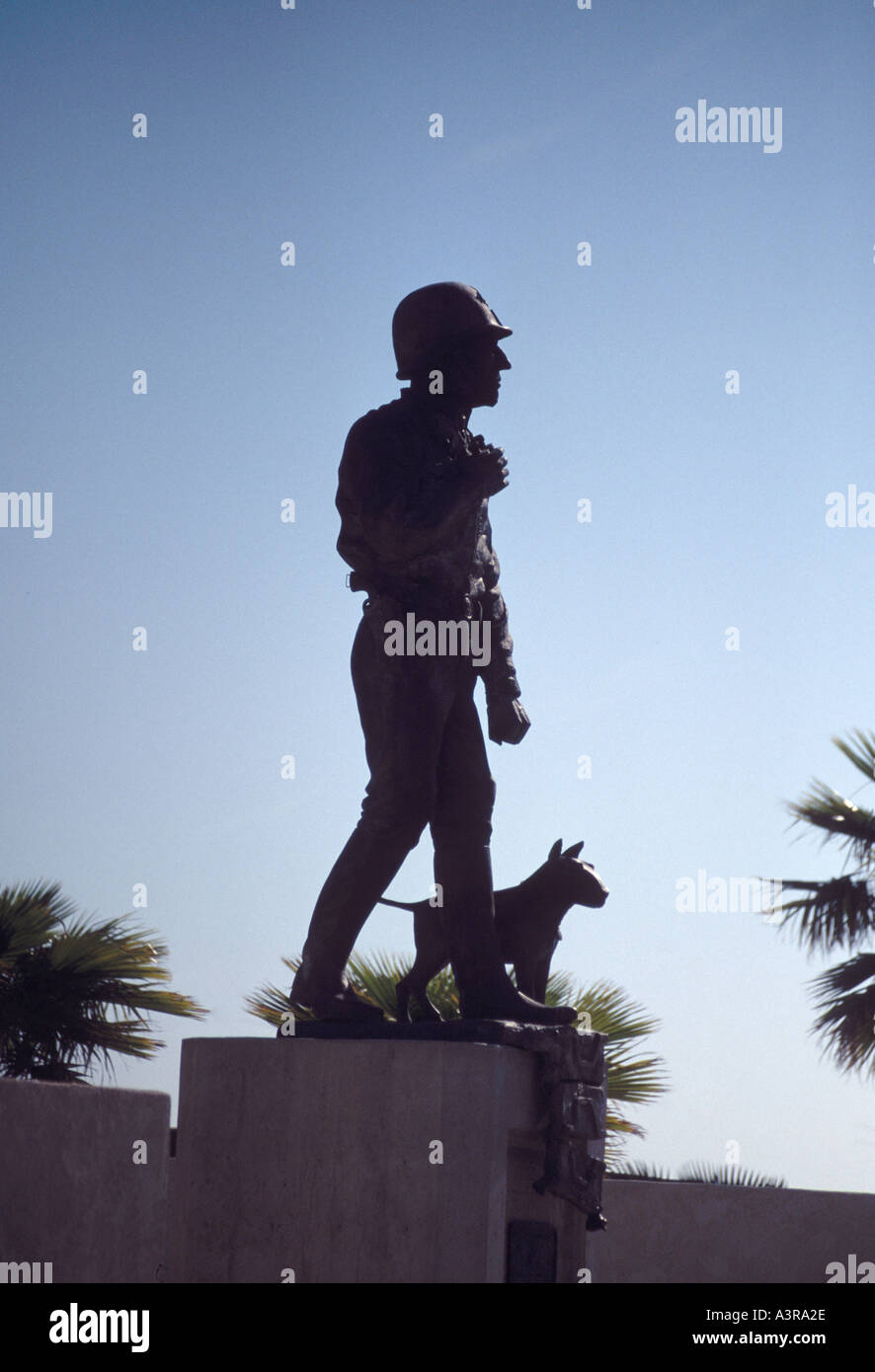 General George Patton World War 2 WWII memorial and museum in Mojave ...