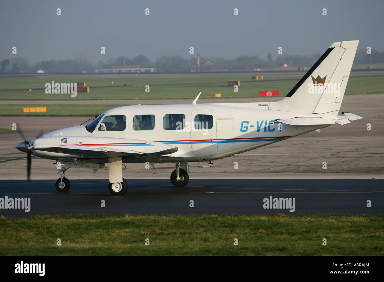 Small private business turboprop plane Stock Photo - Alamy