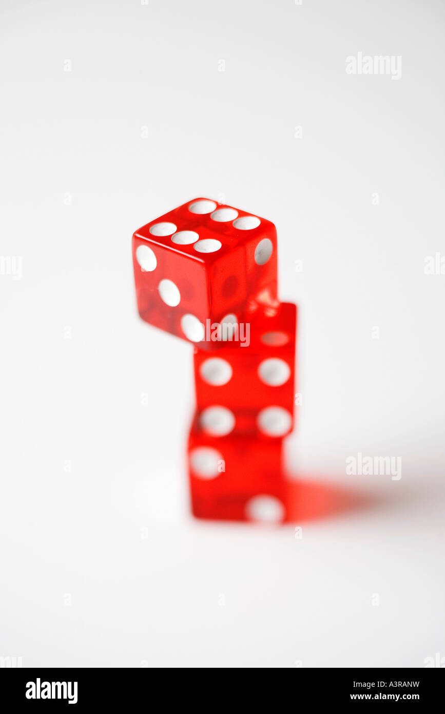 stack of dice Stock Photo - Alamy