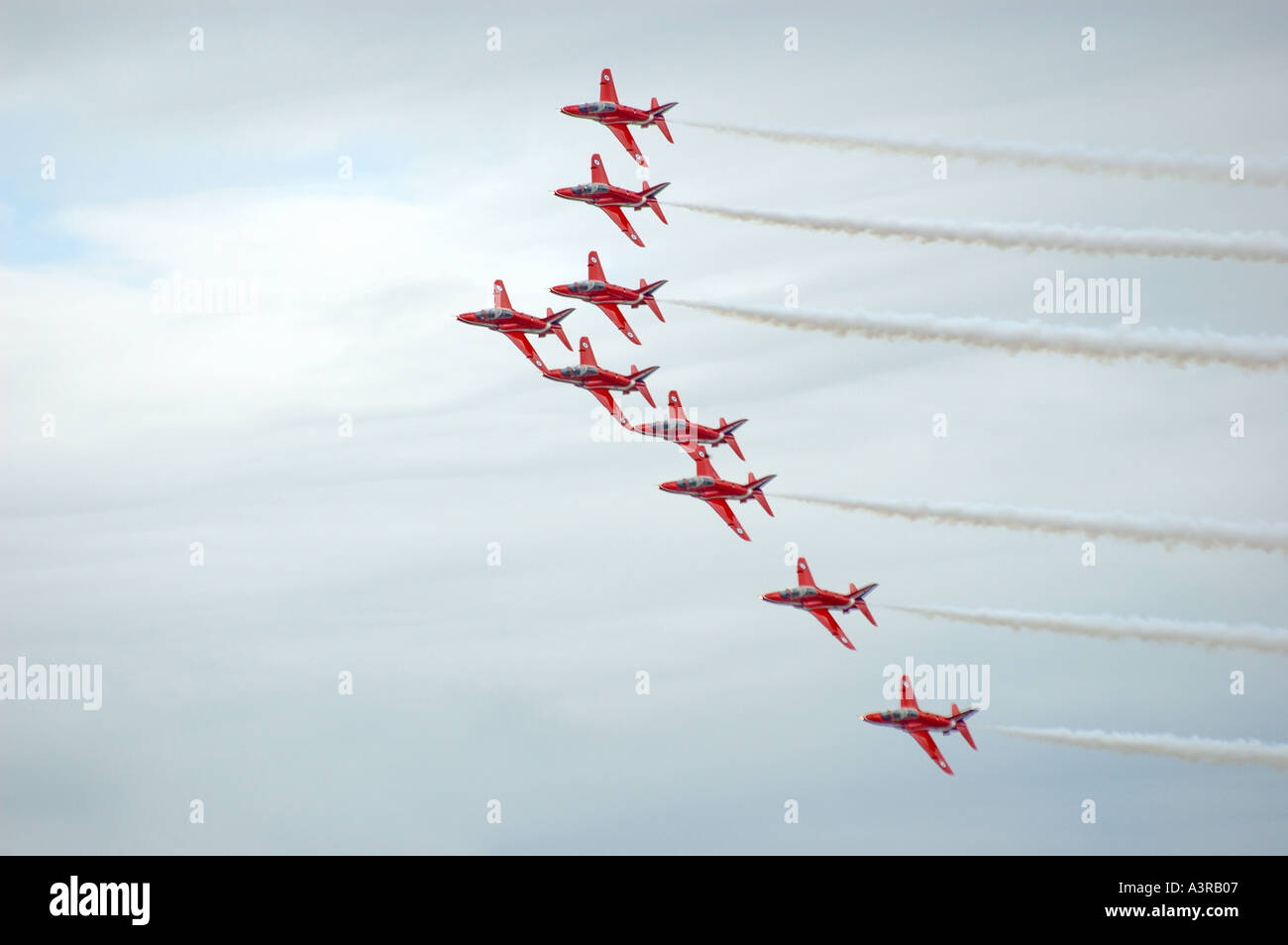 The red arrows arial display team Stock Photo - Alamy