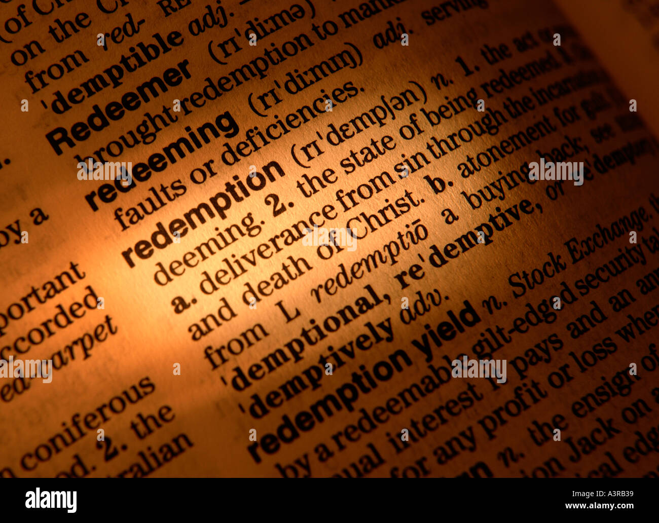 Close up dictionary page showing hi-res stock photography and images ...