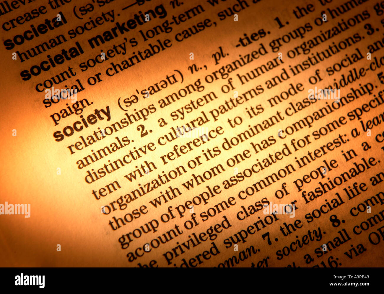 Close Up Dictionary Page Showing High Resolution Stock Photography and ...
