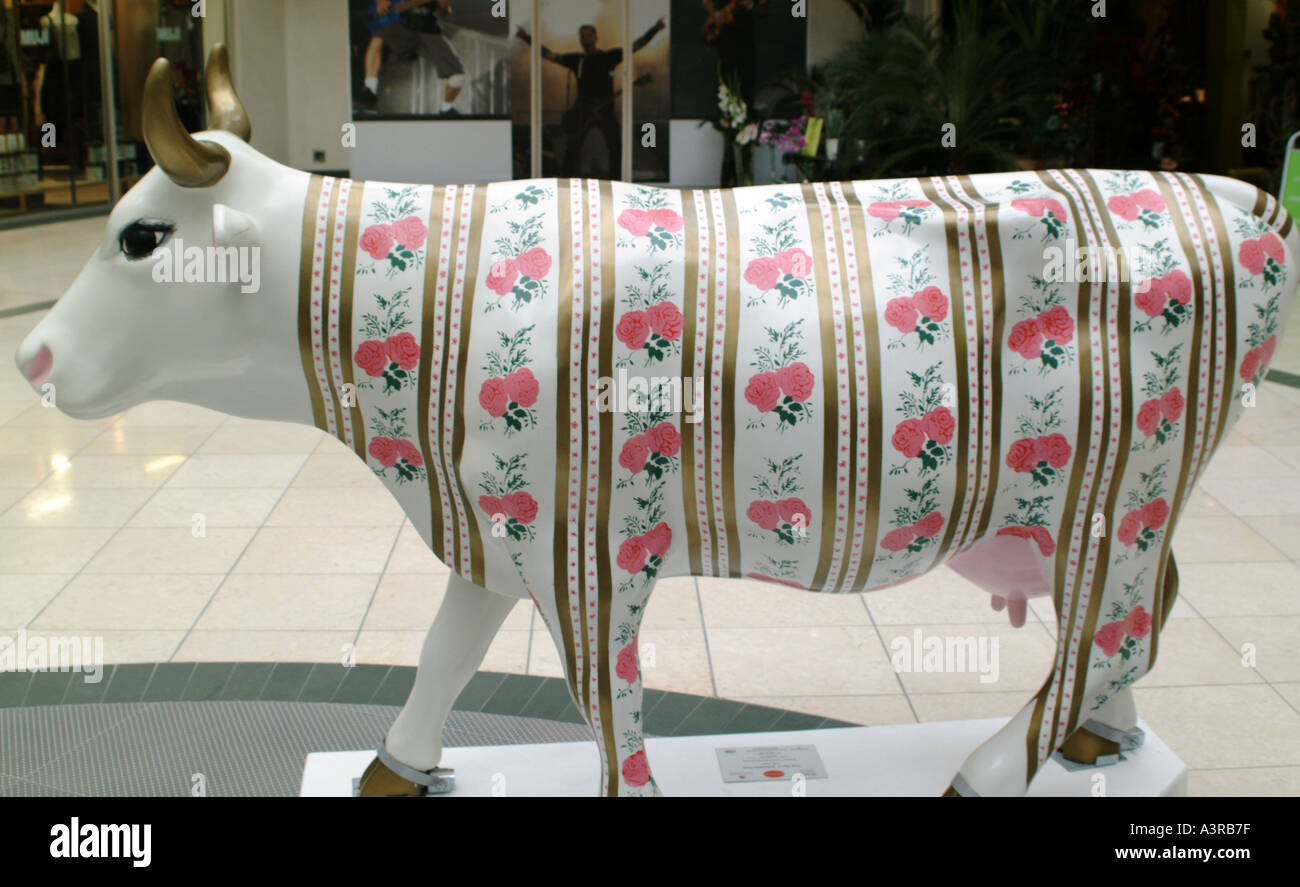 Cow Parade Manchester Stock Photo - Alamy