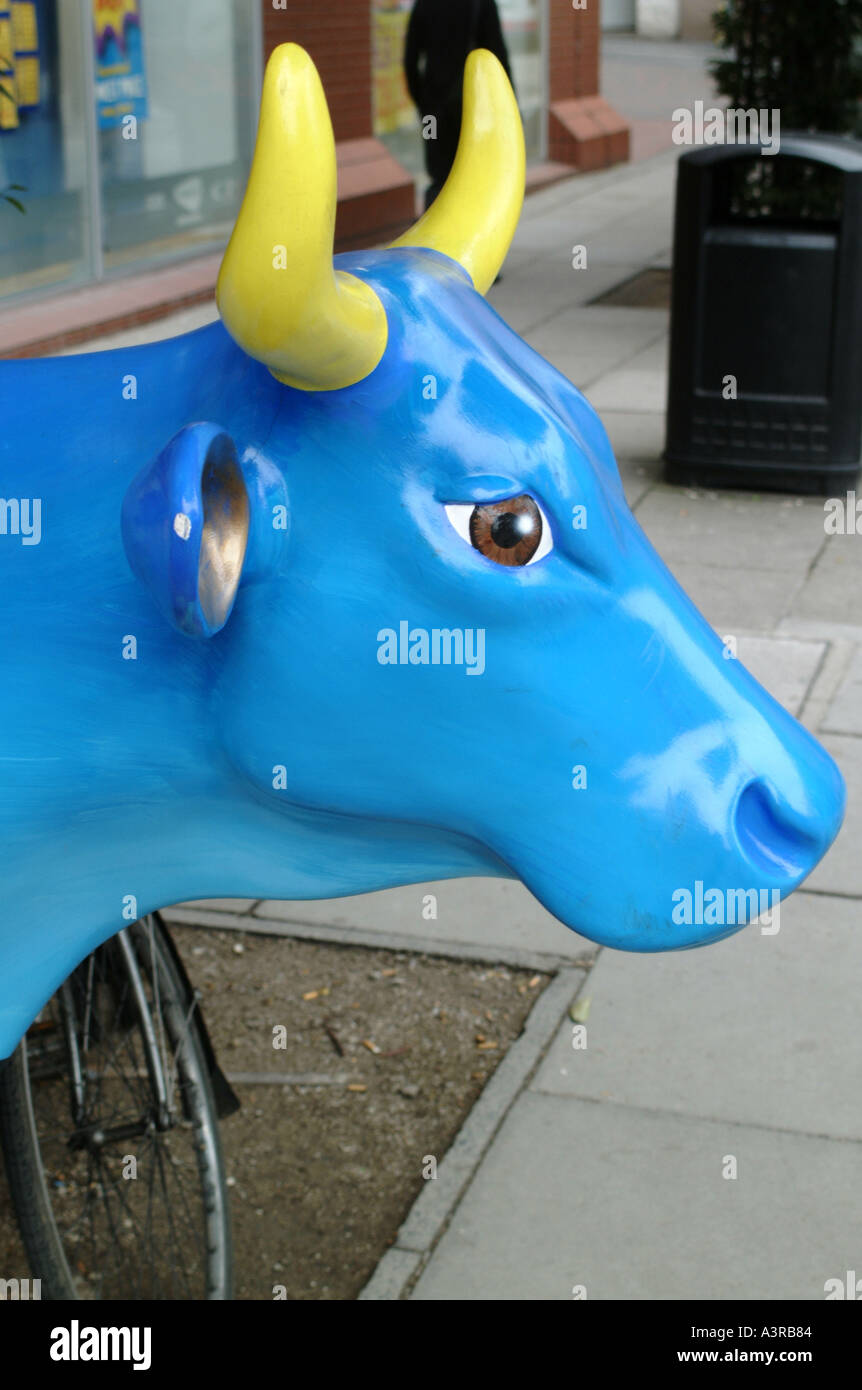 Cow Parade Manchester Stock Photo - Alamy