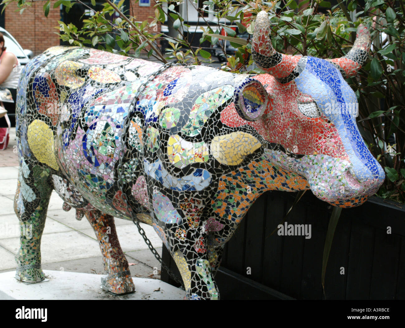Cow Parade Manchester Stock Photo - Alamy