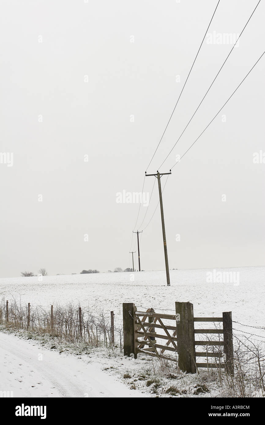 Telephone Poles Snow Stock Photos & Telephone Poles Snow Stock Images ...