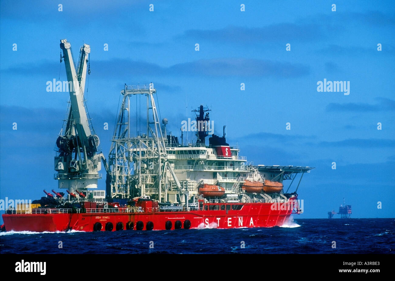 Stena Seawell Diving Support Vessel used for saturation diving ...