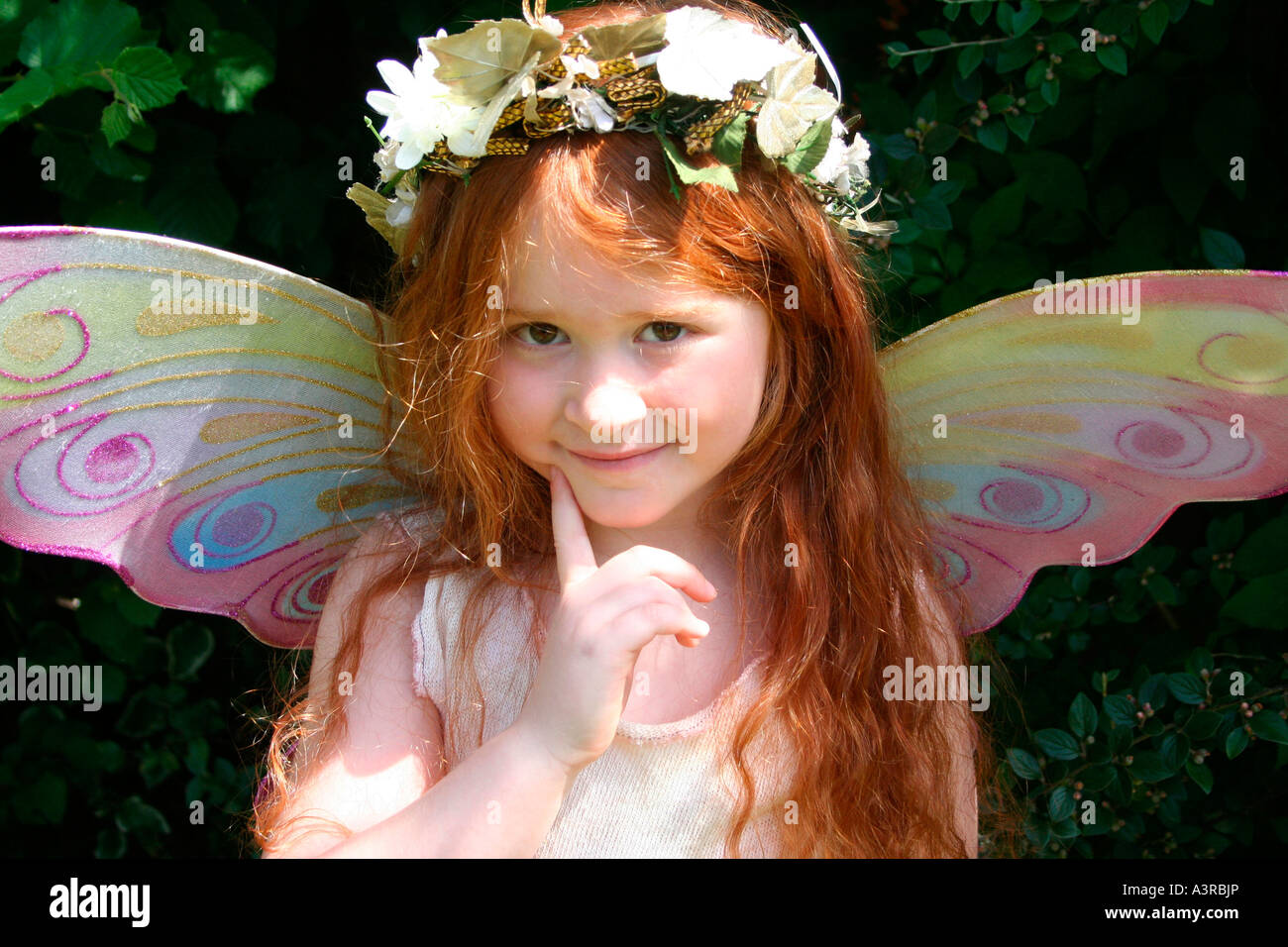 cute angel questioning Stock Photo - Alamy