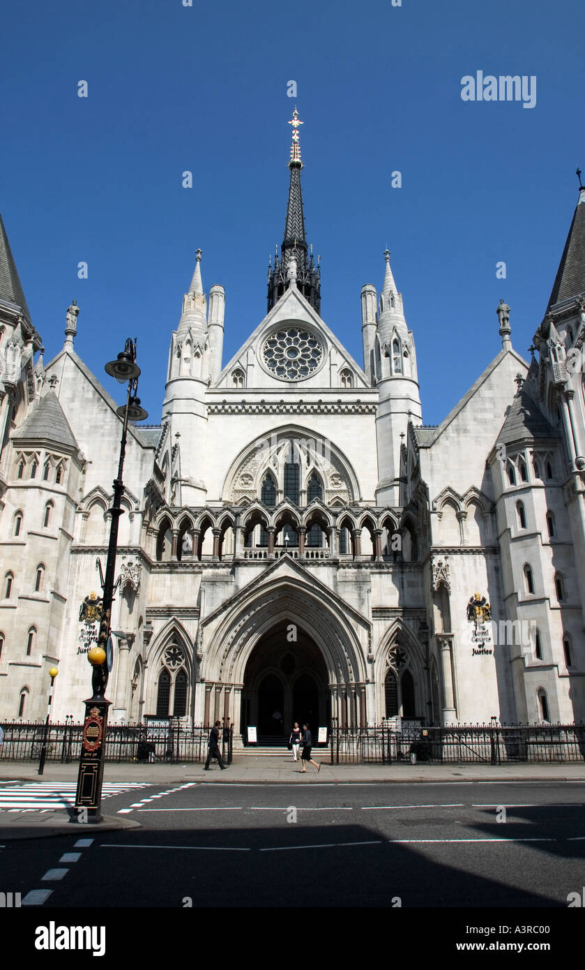 Royal Courts of Justice London England UK Stock Photo - Alamy