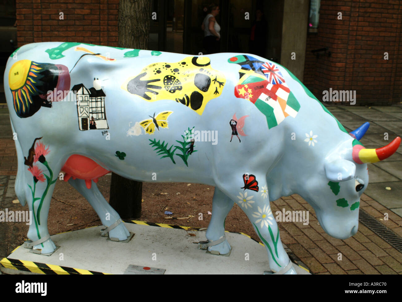 Cow Parade Manchester Stock Photo - Alamy