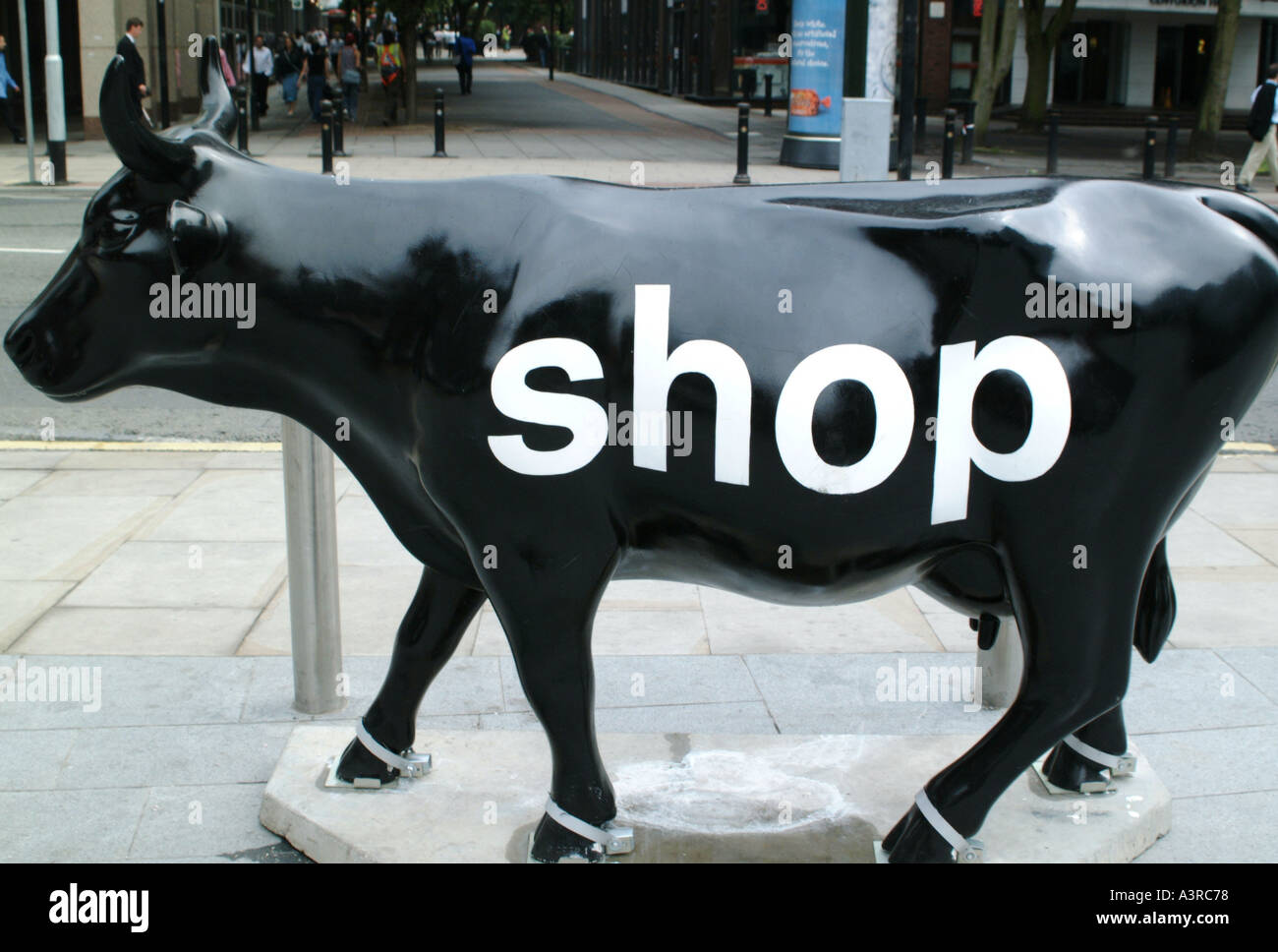 Cow Parade Manchester Stock Photo - Alamy