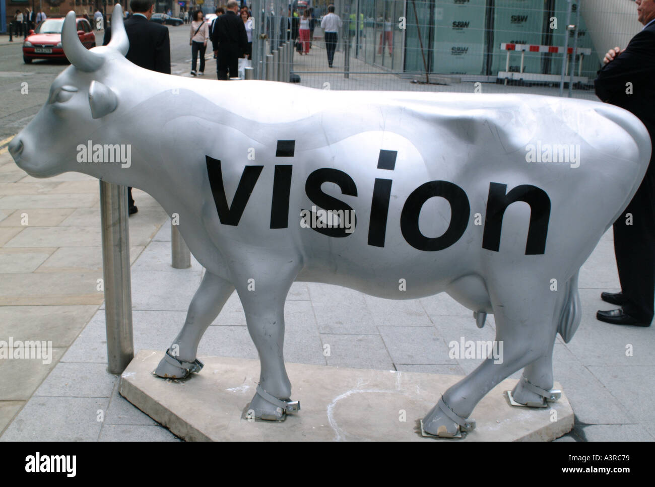Cow Parade Manchester Stock Photo - Alamy