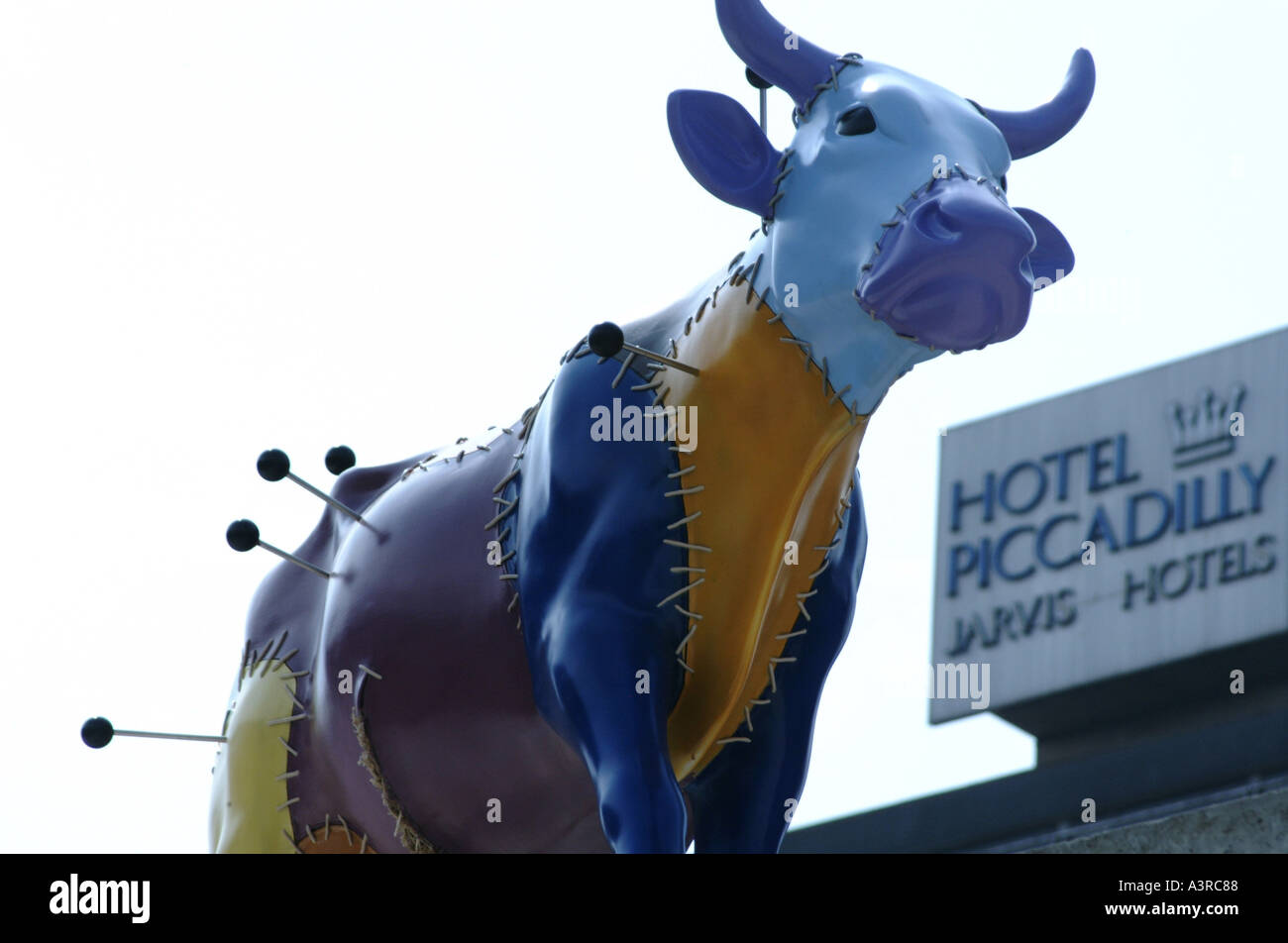 Manchester Cow Parade Stock Photo - Alamy