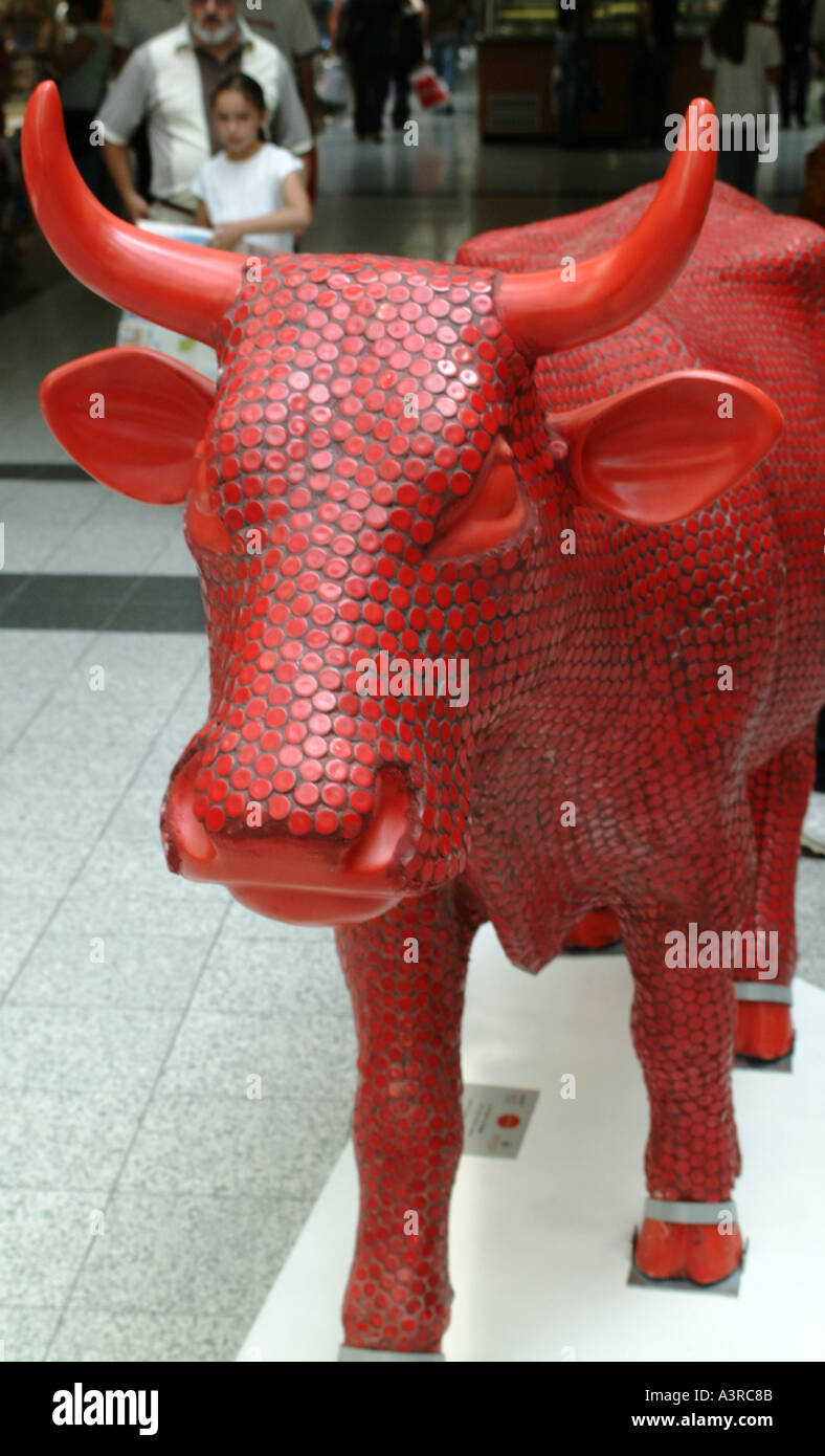 Cow Parade Manchester Stock Photo - Alamy