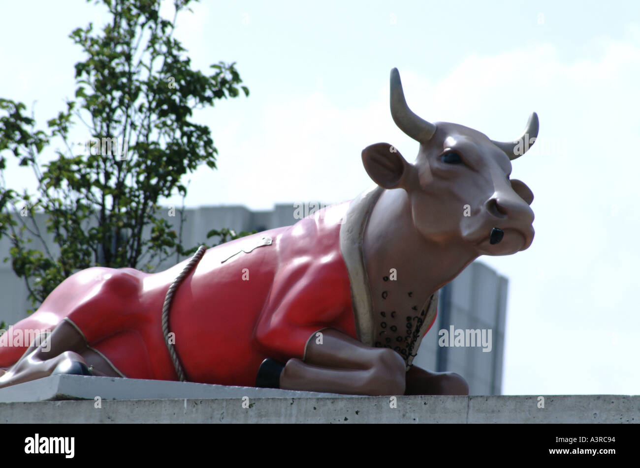 Cow Parade Manchester Stock Photo - Alamy