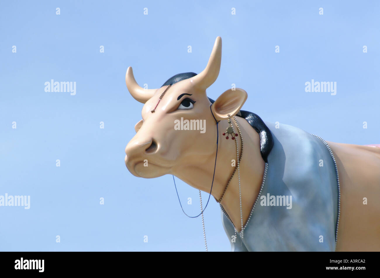 Cow Parade Manchester Stock Photo - Alamy