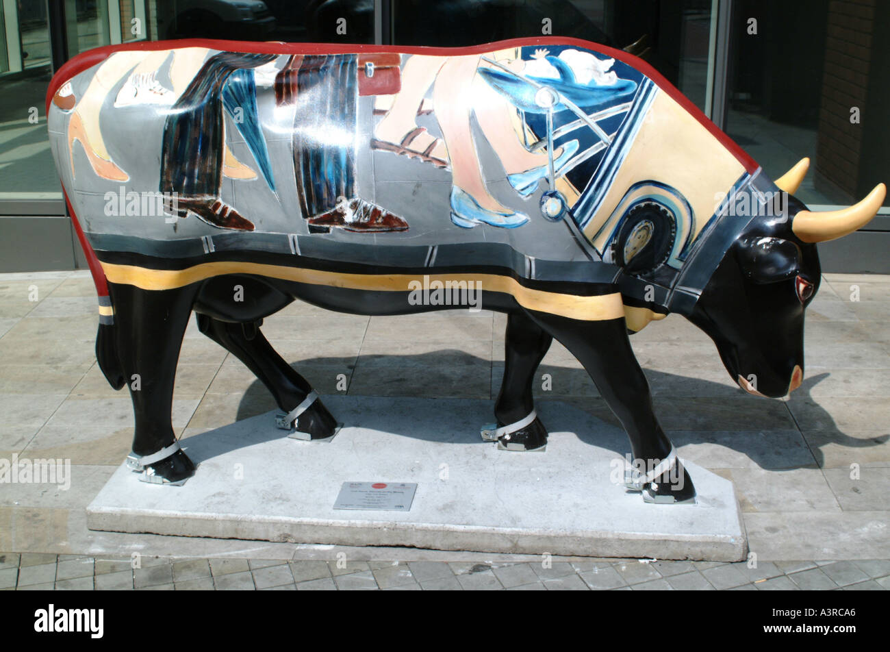 Cow Parade Manchester Stock Photo - Alamy
