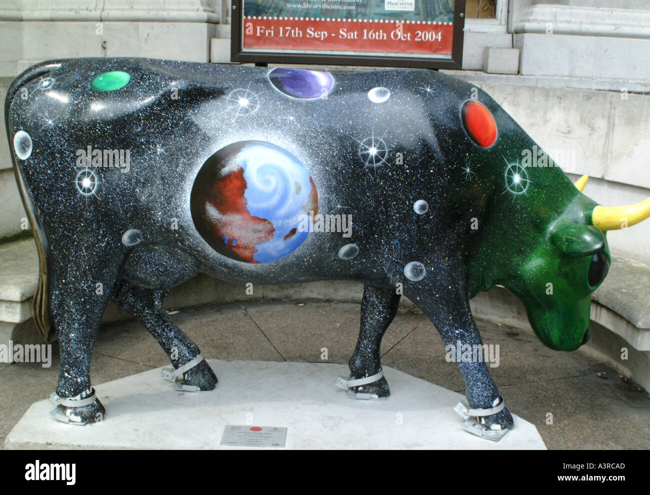 Cow Parade Manchester Stock Photo - Alamy