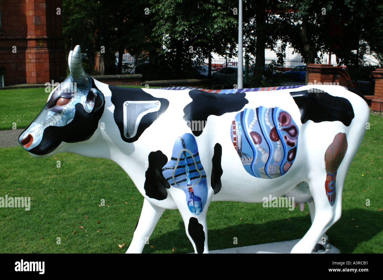 Cow Parade Manchester Stock Photo - Alamy