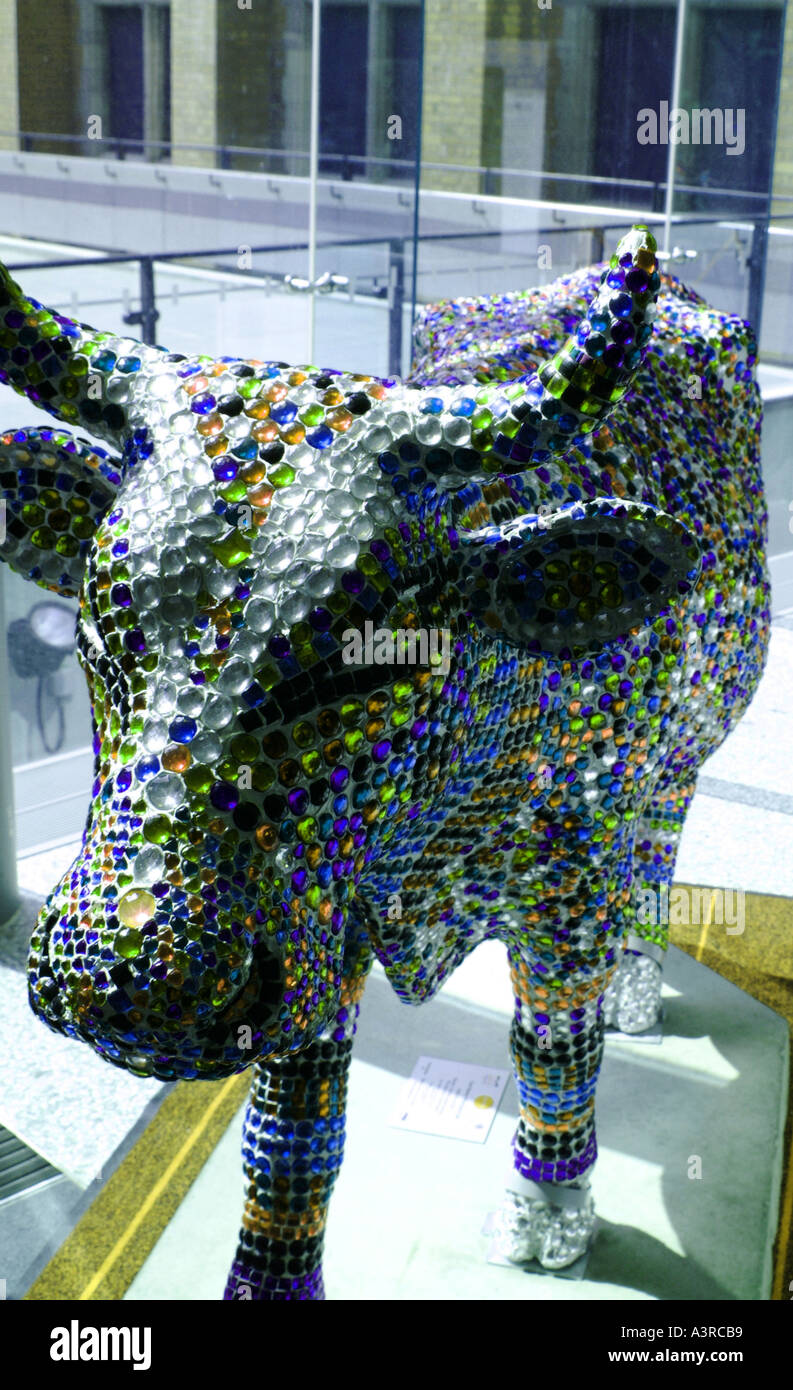 Cow Parade Manchester Stock Photo - Alamy