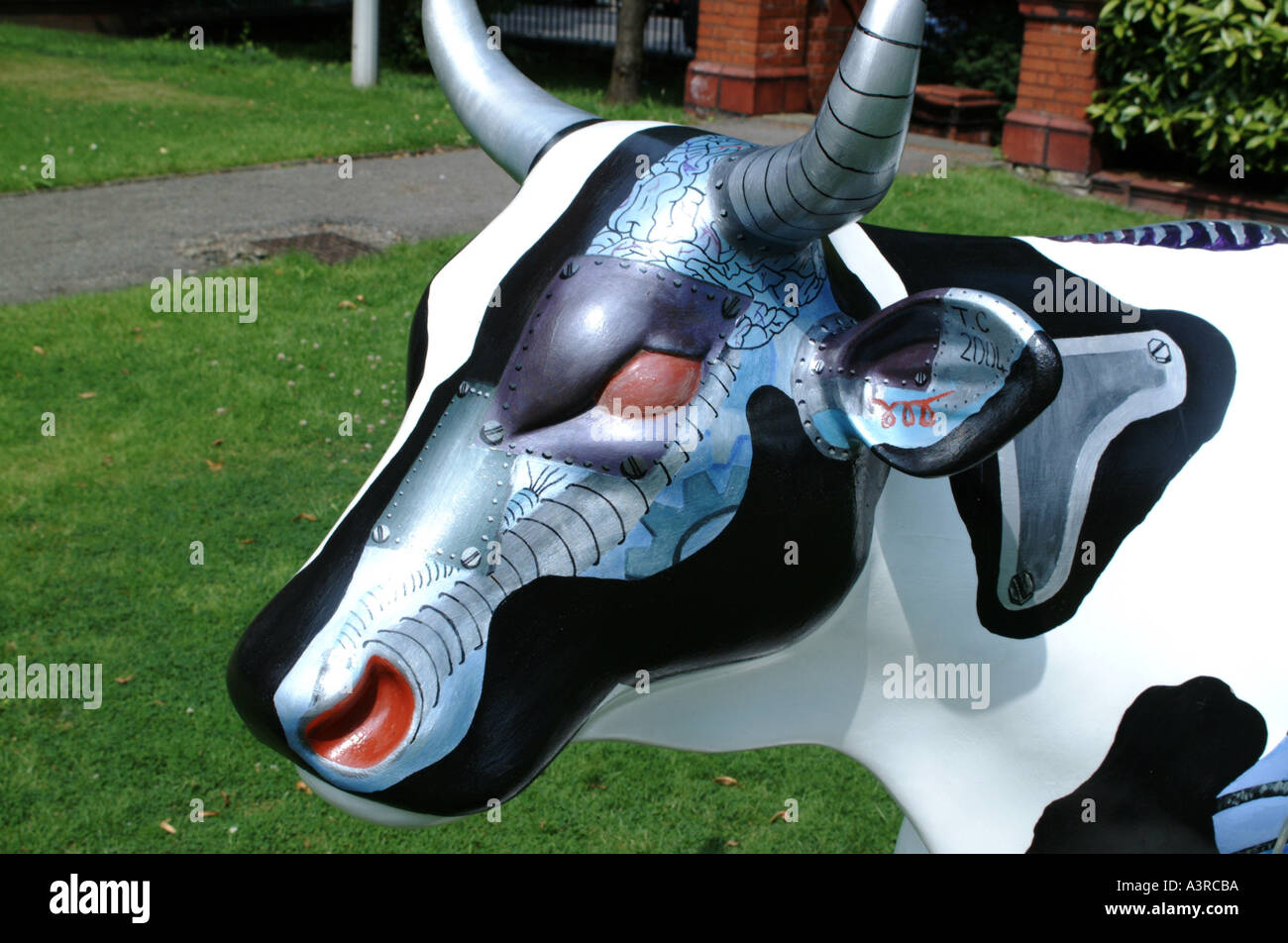 Cow Parade Manchester Stock Photo - Alamy