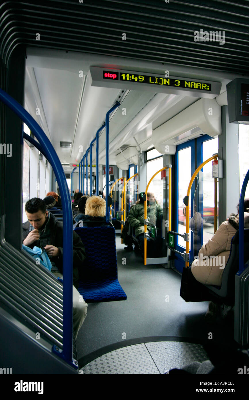 Amsterdam tram interior hi-res stock photography and images - Alamy