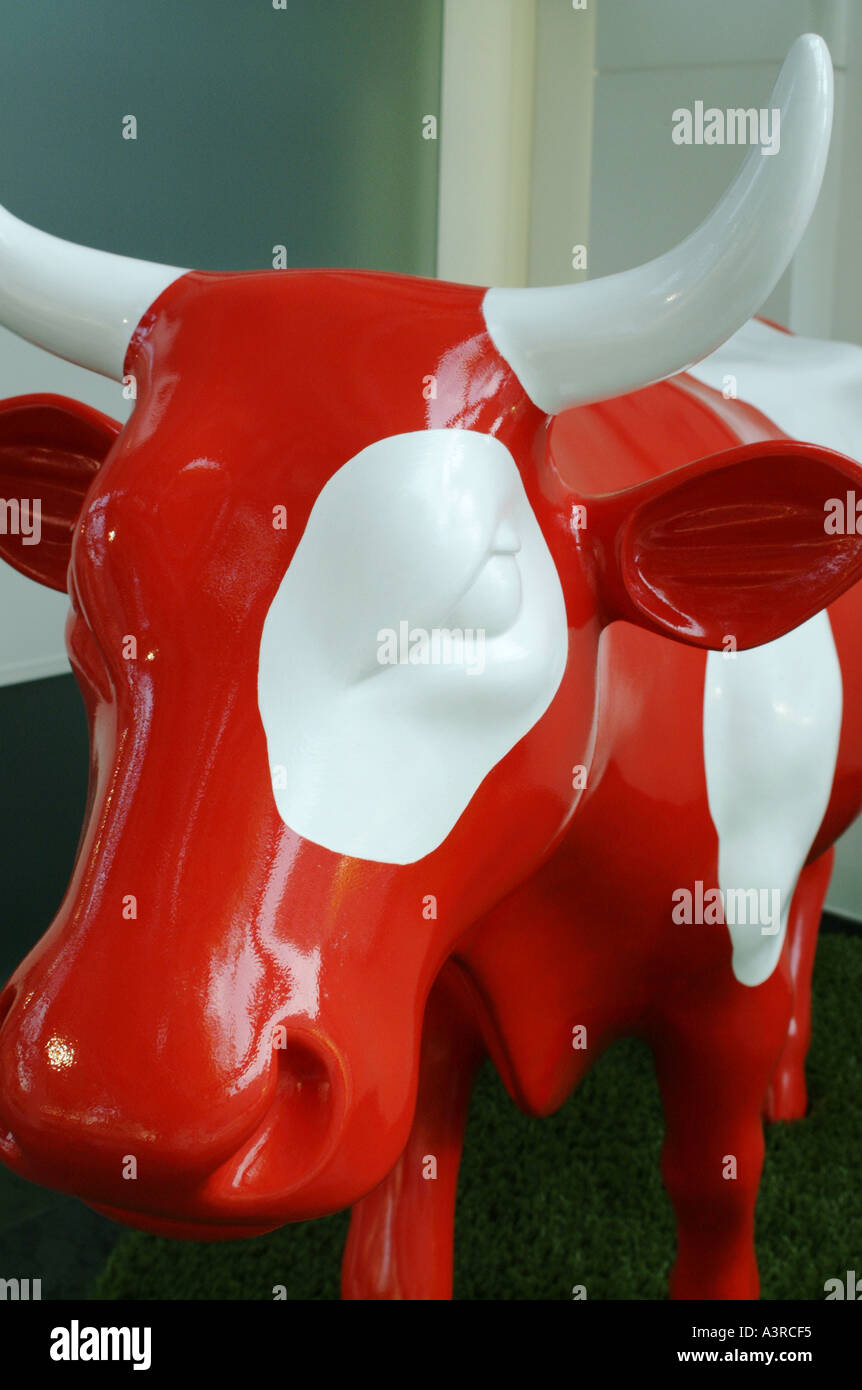 Cow Parade Manchester Stock Photo - Alamy