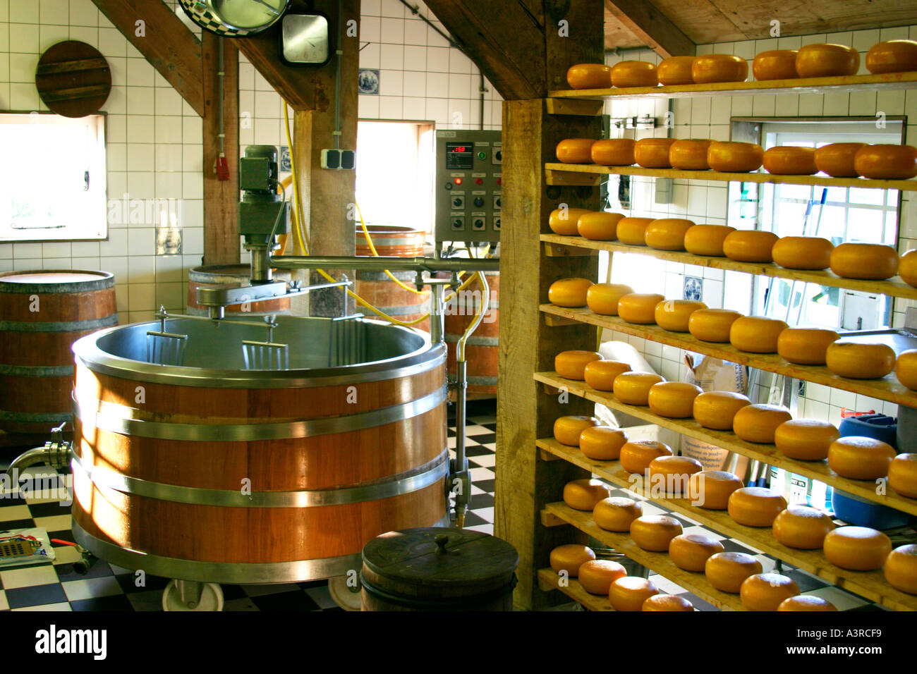 Dutch cheese making museum Zaandam Netherlands Stock Photo - Alamy