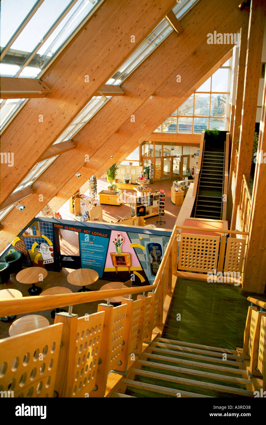 Interior of Ecotech Centre Swaffham Norfolk UK Stock Photo - Alamy