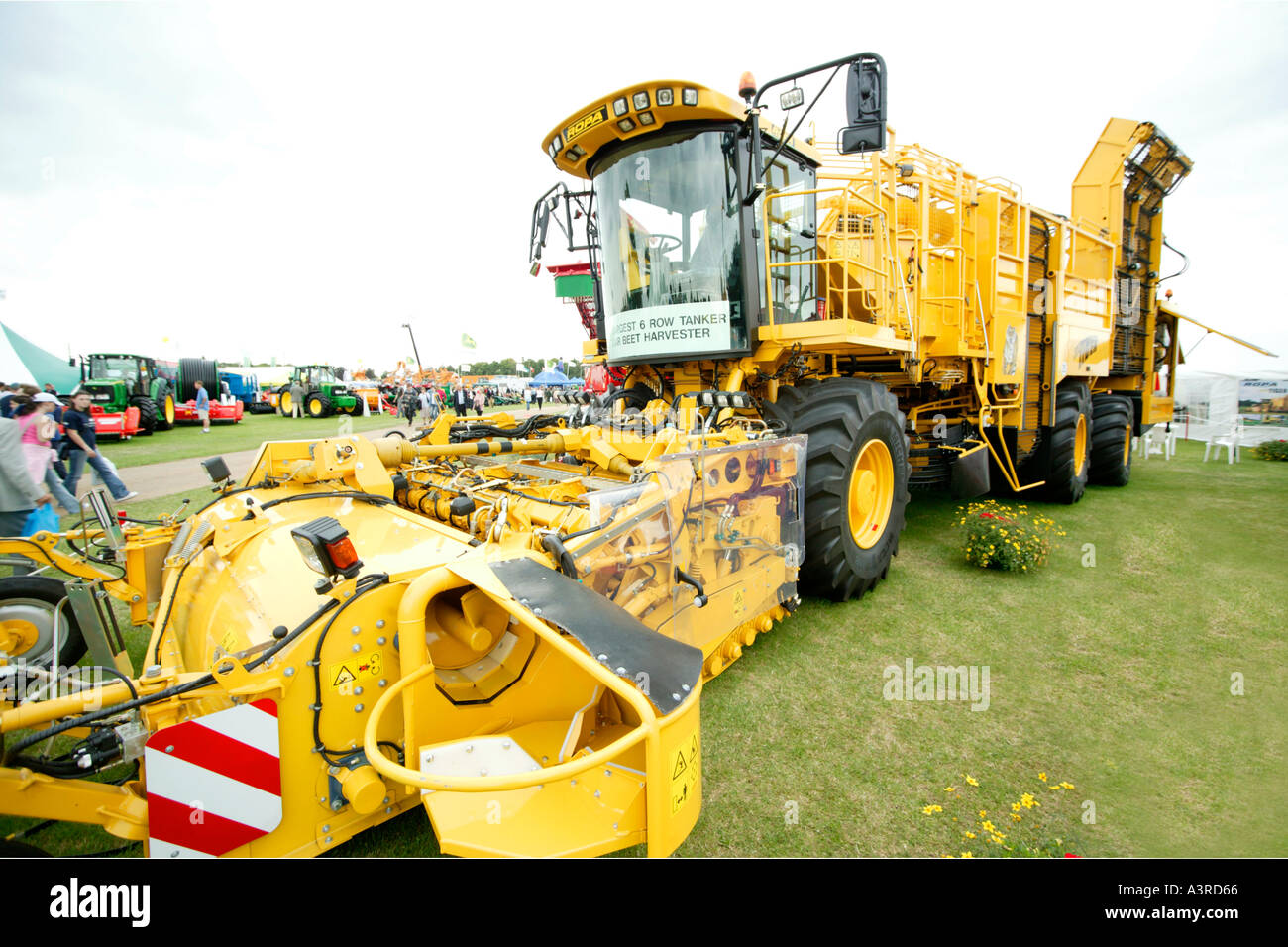 Worlds Largest Sugar Beet Harvester Norfolk Show 2004 UK Stock Photo ...