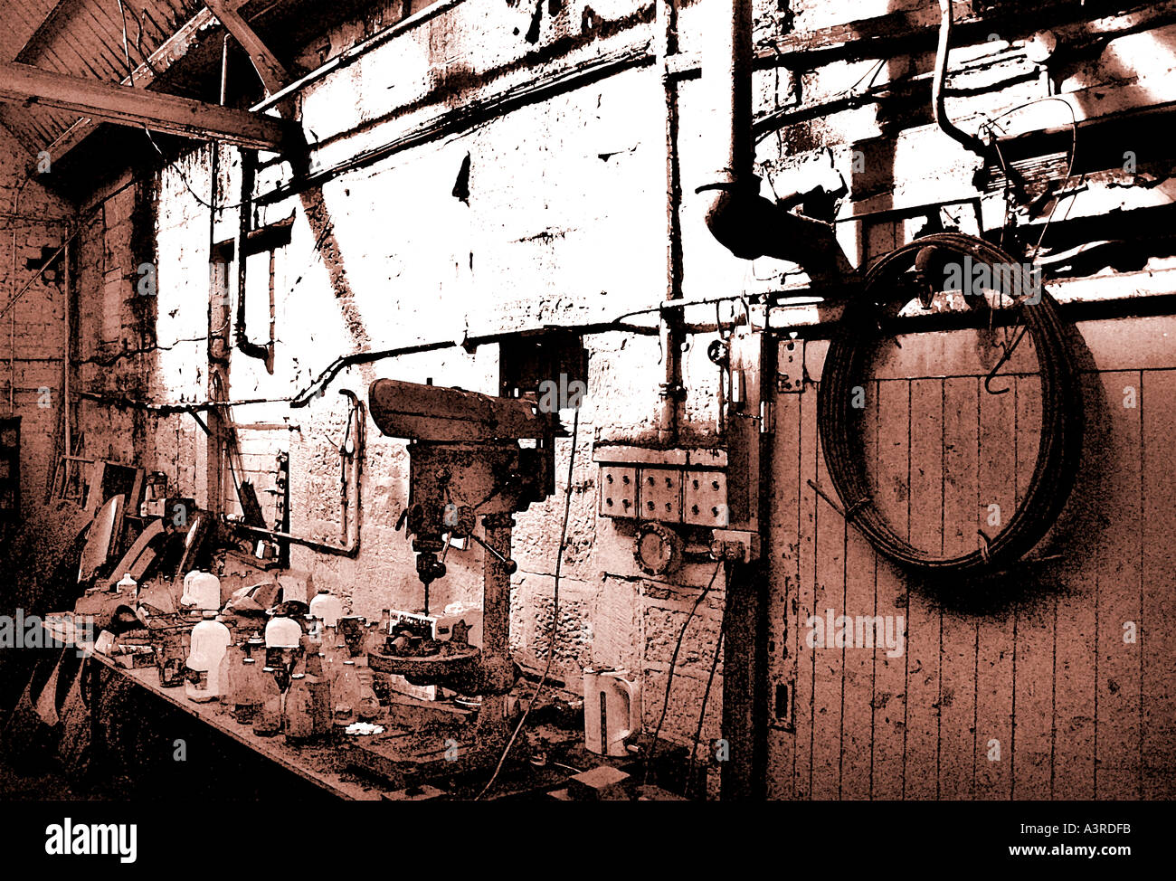 Old traditional work shop Stock Photo - Alamy