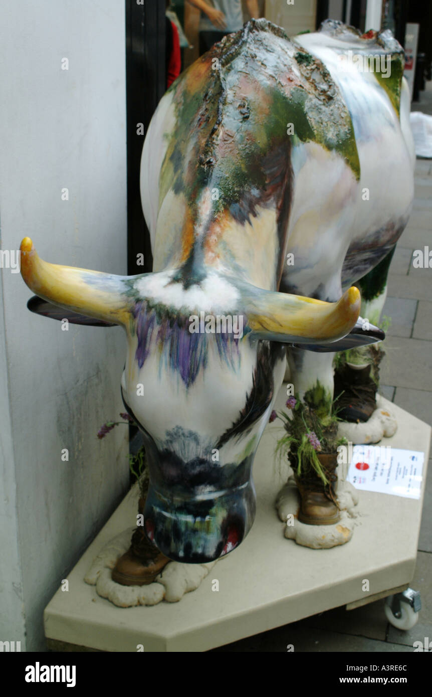 Cow Parade Manchester Stock Photo - Alamy