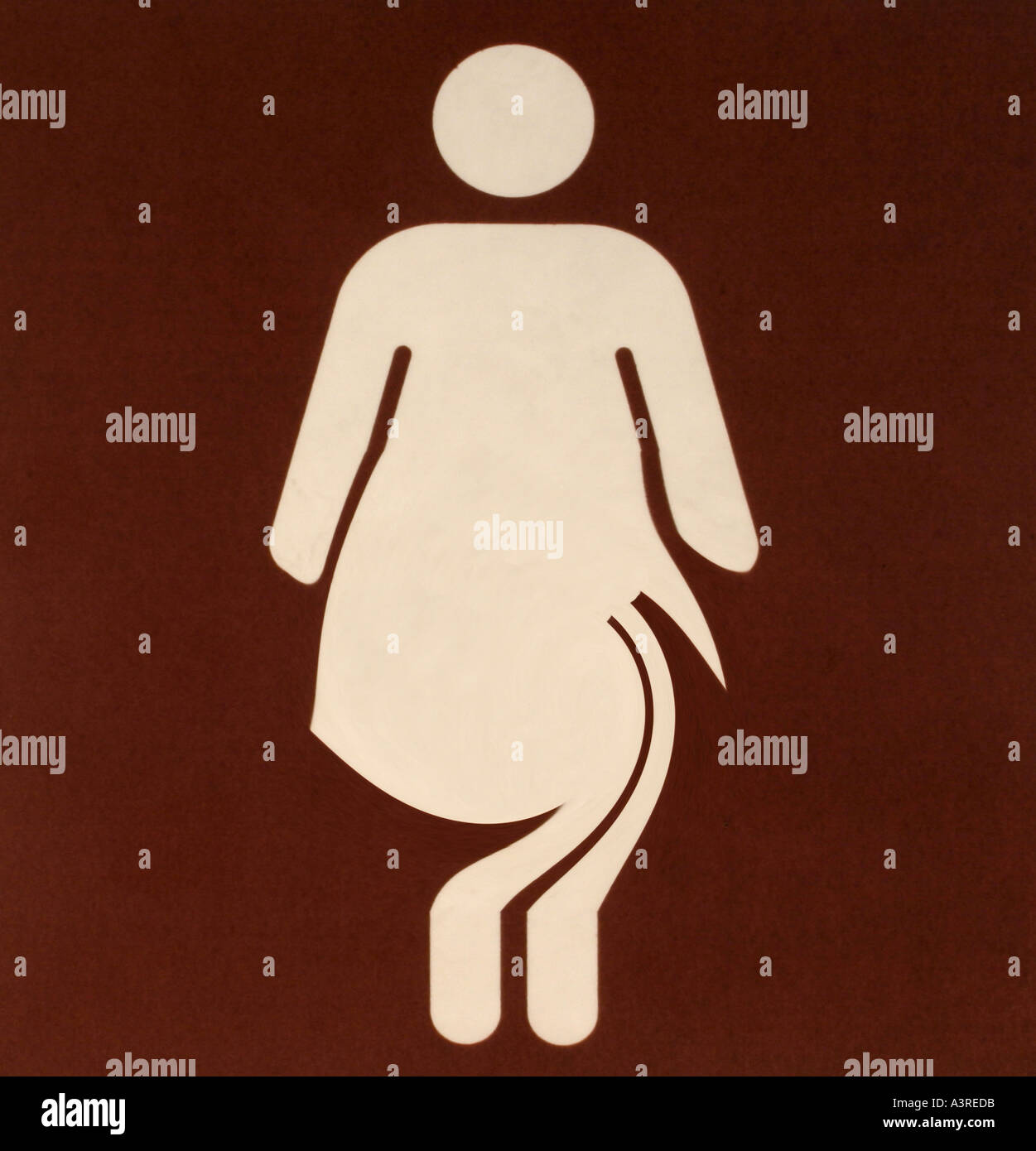 Woman desperate toilet hi-res stock photography and images - Alamy